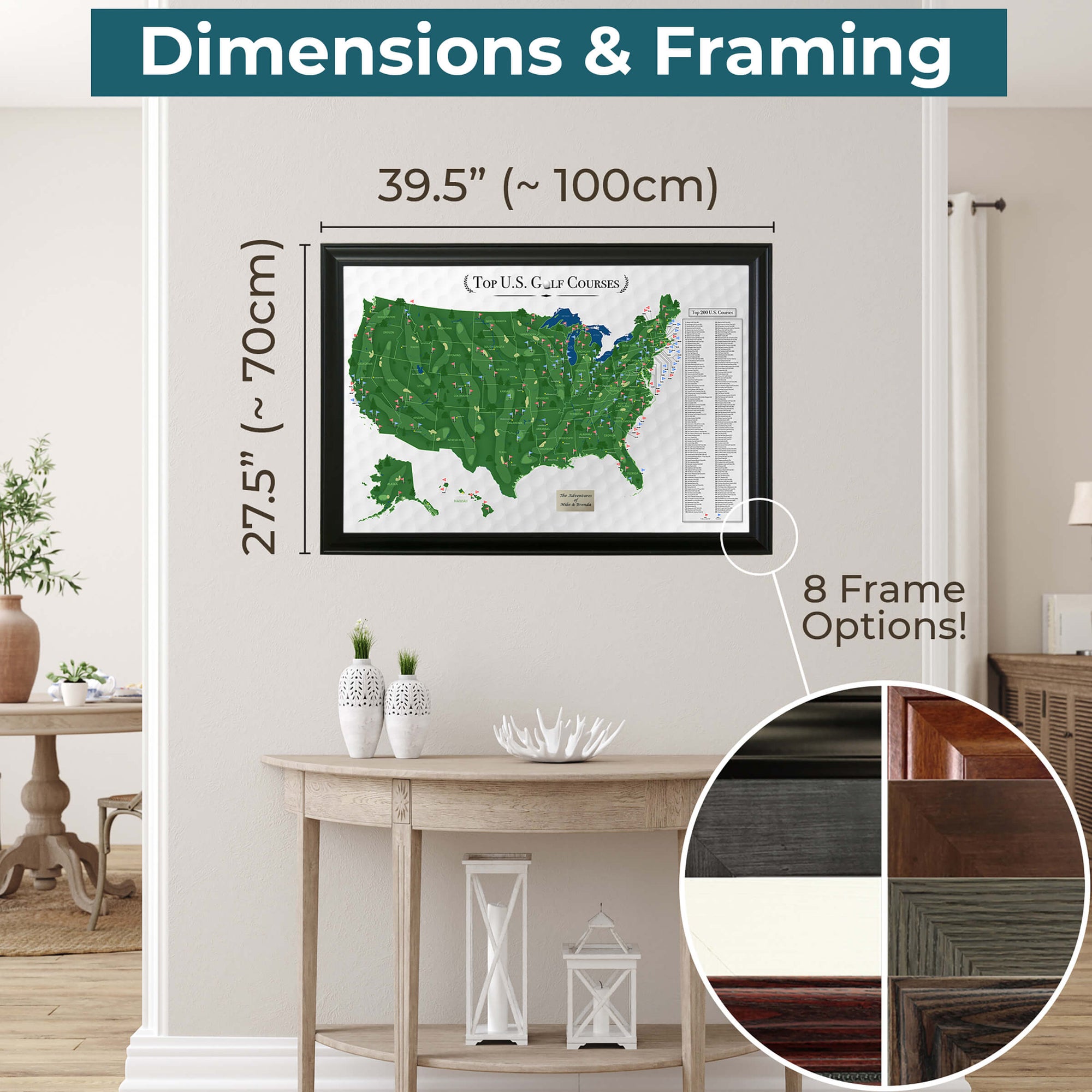 Map of Top Golf Courses in the U.S. | Golf Course Tracker Map - Push ...