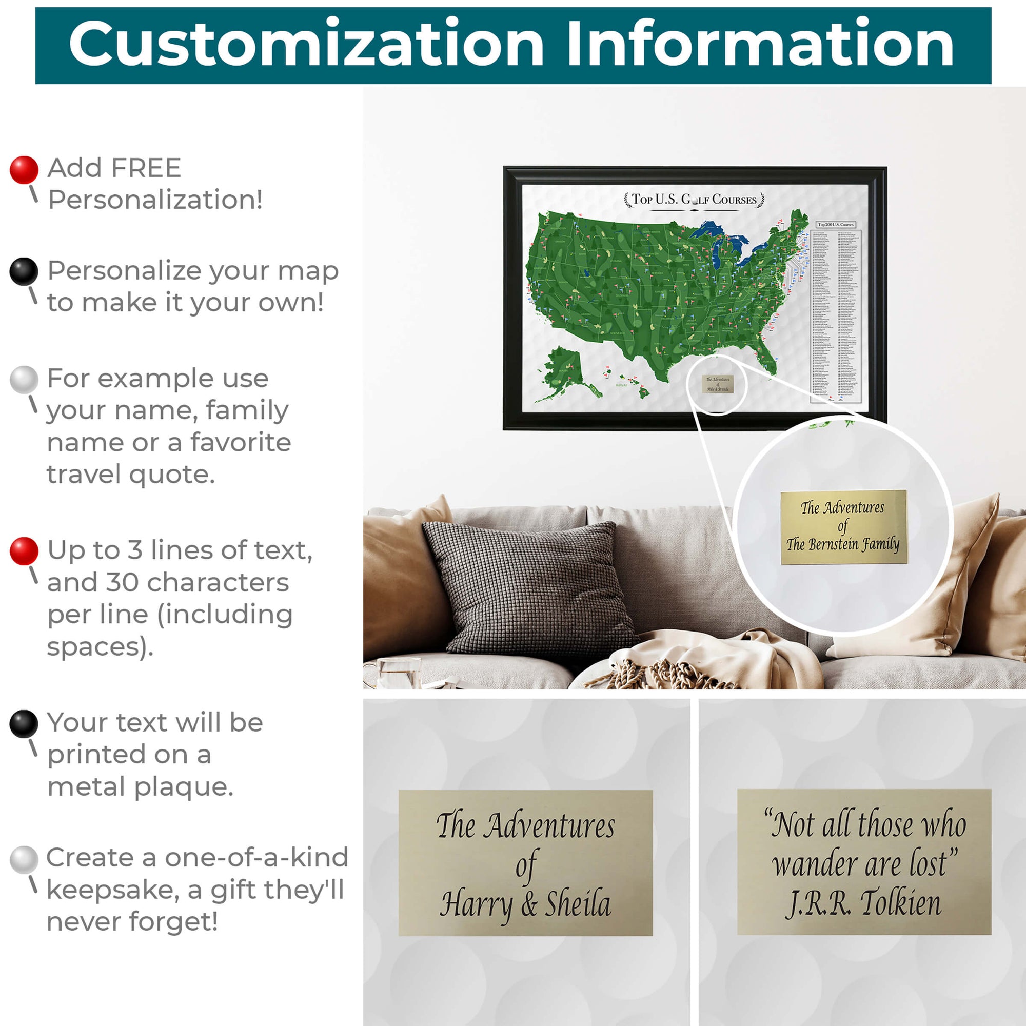 Miscellaneous Maps | Unique Travel Gifts | Push Pin Travel Maps