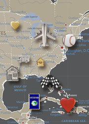 US Push Pin Travel Maps | Framed United States Maps with Pins