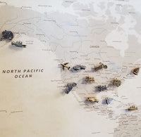 Push Pins for Maps | Decorative & Unique Map Push Pins - Push Pin ...