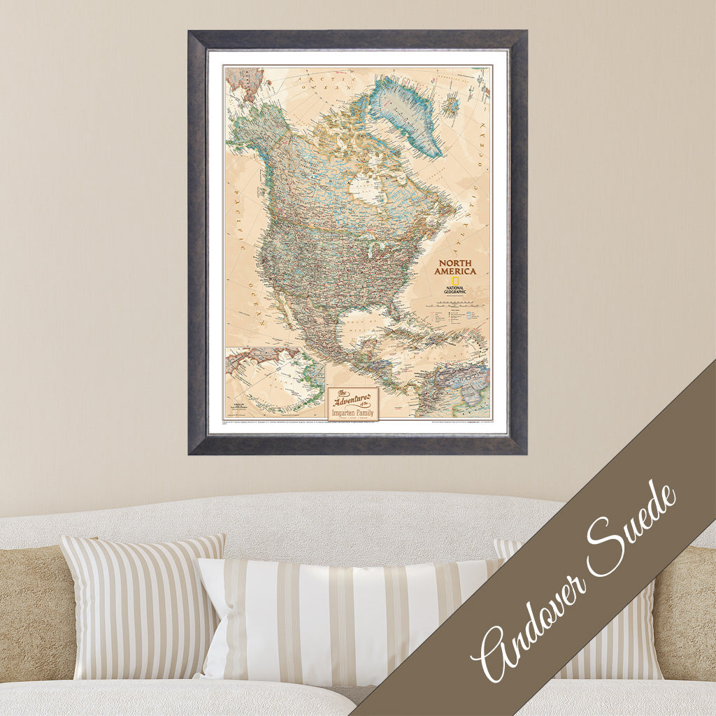 Canvas Push Pin Travel Maps | Maps of Other Countries/Regions