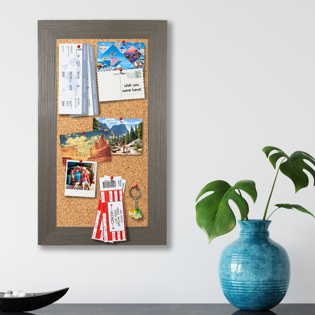 Cork Travel Memory Boards | Framed Memo Boards - Push Pin Travel Maps