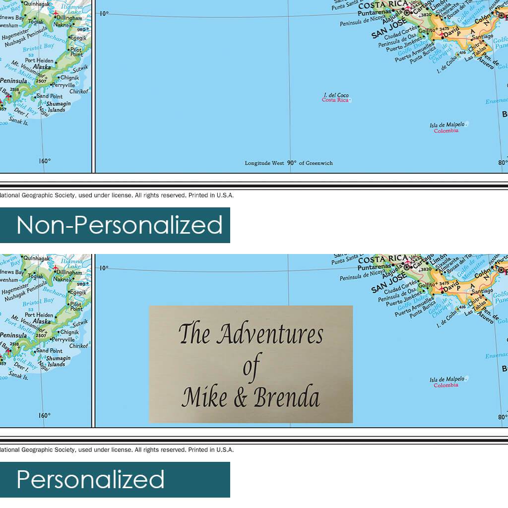 North America Push Pin Map | Detailed North America Map - Push Pin ...